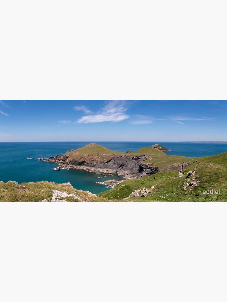 "The rumps at pentire point Cornwall" Poster by eddiej | Redbubble