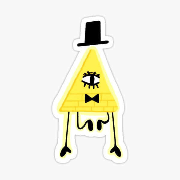 "Bill Cipher" Sticker for Sale by EmilyextraE | Redbubble