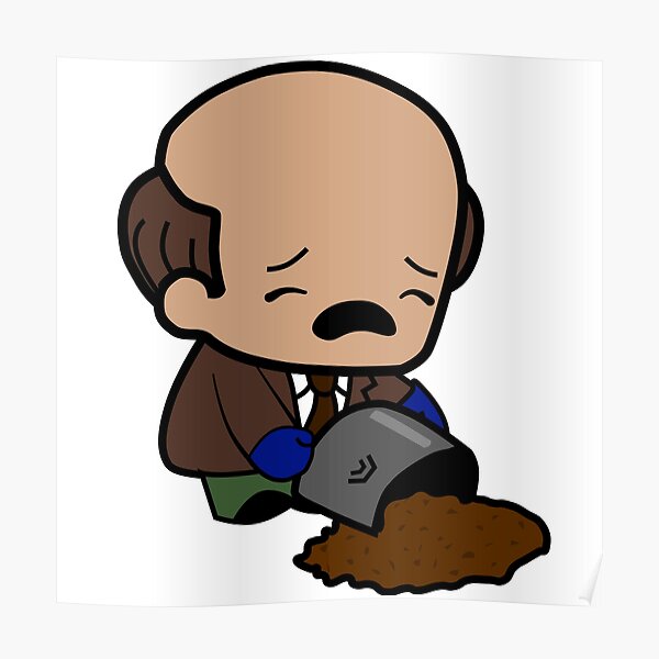 "Kevin spills his chili - cartoon" Poster for Sale by QuirkyStickmen ...