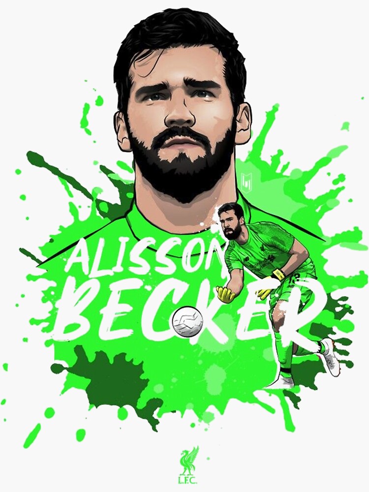 "Alisson Becker" Sticker for Sale by SelmaRayna | Redbubble