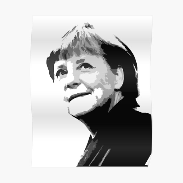 "Angela Merkel, hoffe" Poster von Xoes | Redbubble