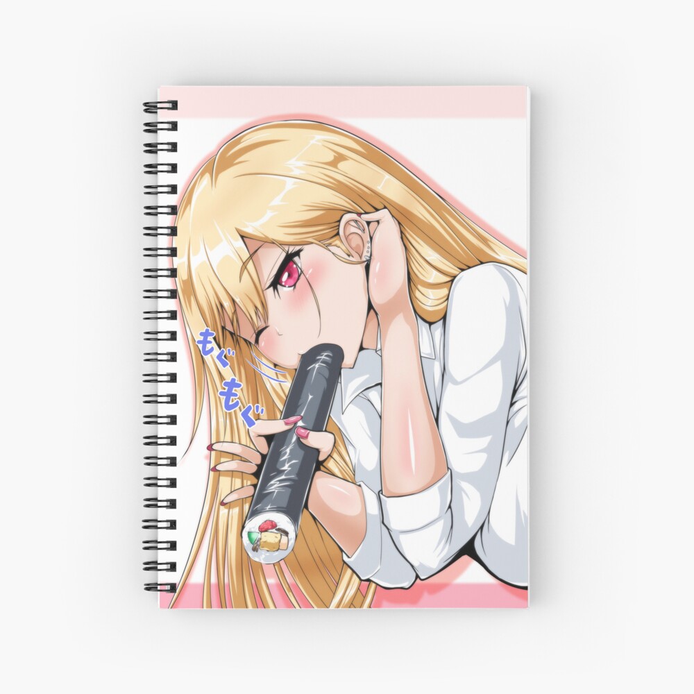 Lewd Waifu Marin Kitagawa My Dress Up Darling Spiral Notebook For Sale By Sexygirlshentai