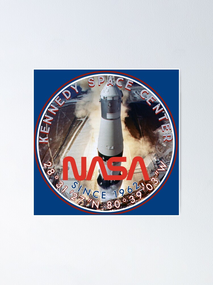 "NASA Kennedy Space Center Saturn V Apollo 11" Poster for Sale by ...