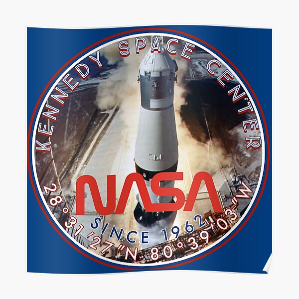 "NASA Kennedy Space Center Saturn V Apollo 11" Poster for Sale by ...