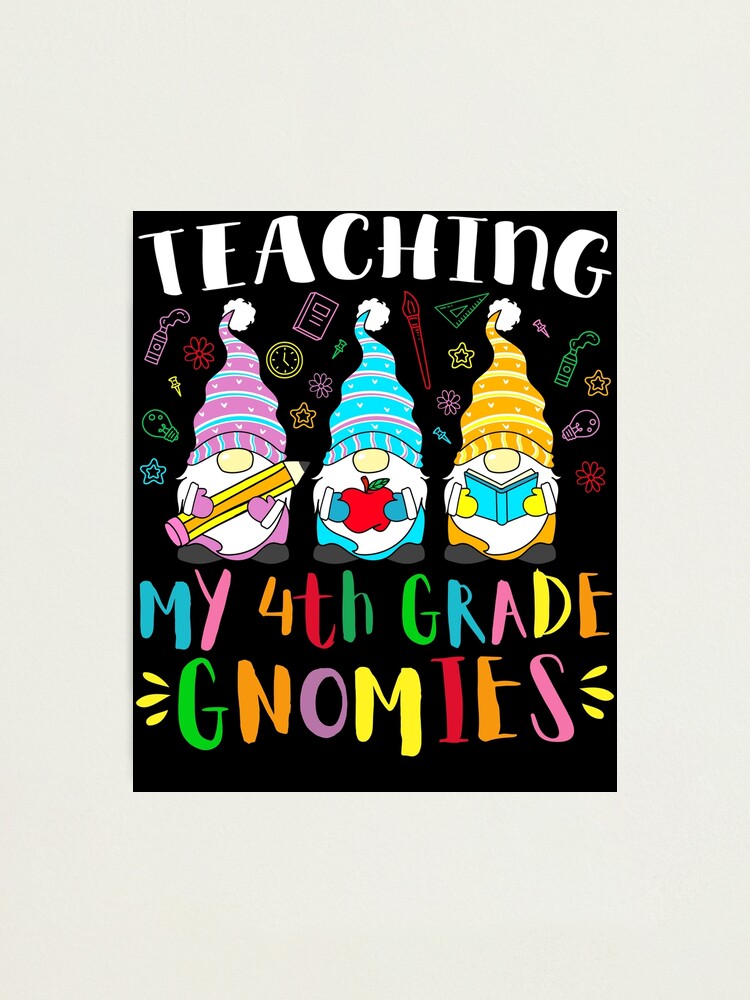 Impression photo « drôle de retour à l'école enseignants de 4e année ...