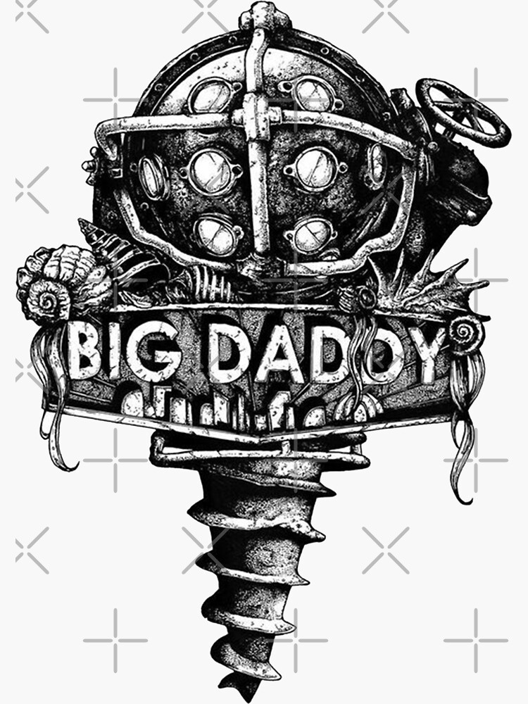 "big daddy" Stickerundefined by WinstonSmith96 | Redbubble