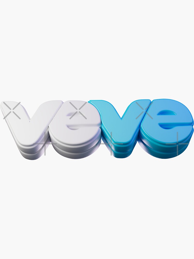 "veve logo 3d " Sticker for Sale by kombos | Redbubble