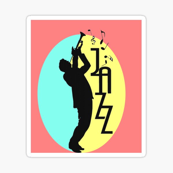 "Silhouette: Jazz" Sticker for Sale by mturns57 | Redbubble