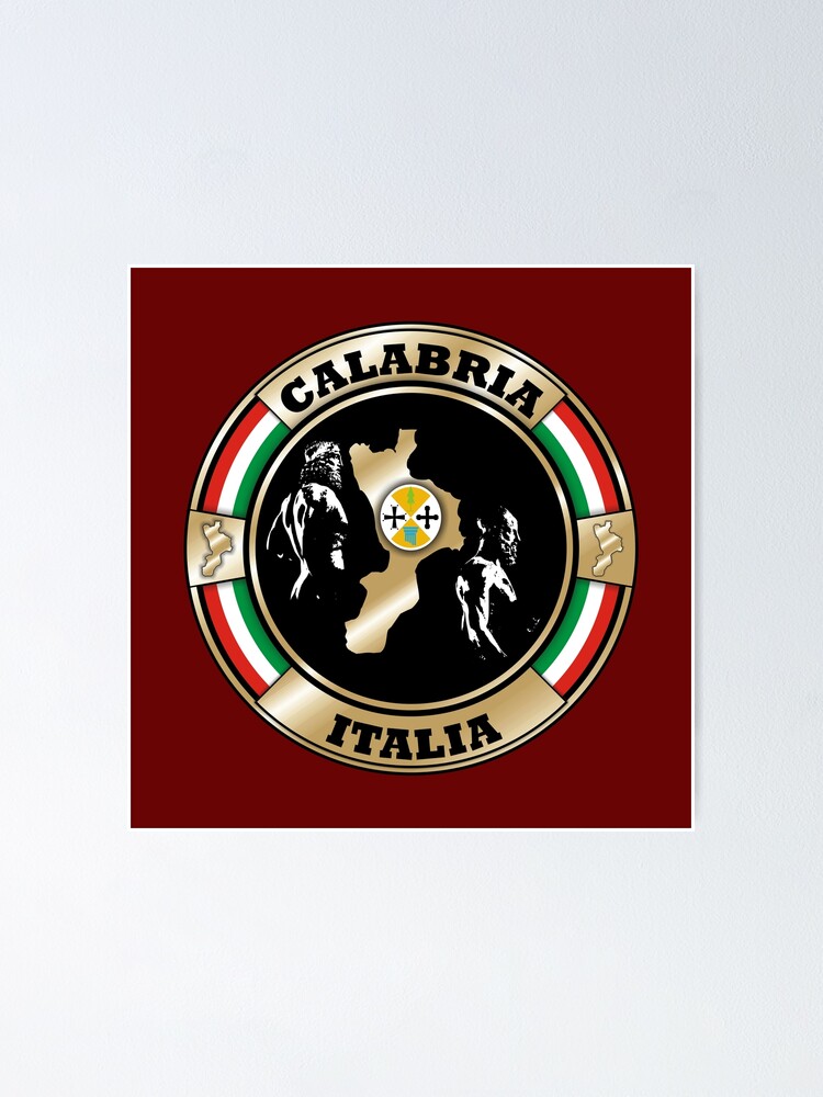 "Calabria stemma gold" Poster for Sale by SoulSafe | Redbubble