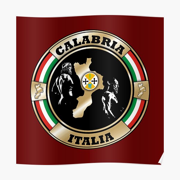 "Calabria stemma gold" Poster for Sale by SoulSafe | Redbubble