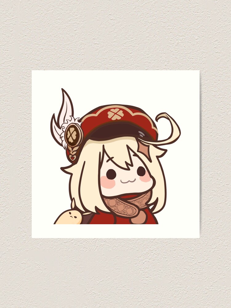 "Genshin impact meme Klee with Paimon smile" Art Print for Sale by ...