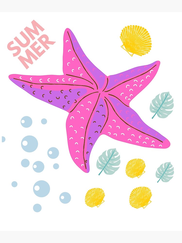 "Cute Star Summer Solstice " Poster for Sale by Shosho9 | Redbubble