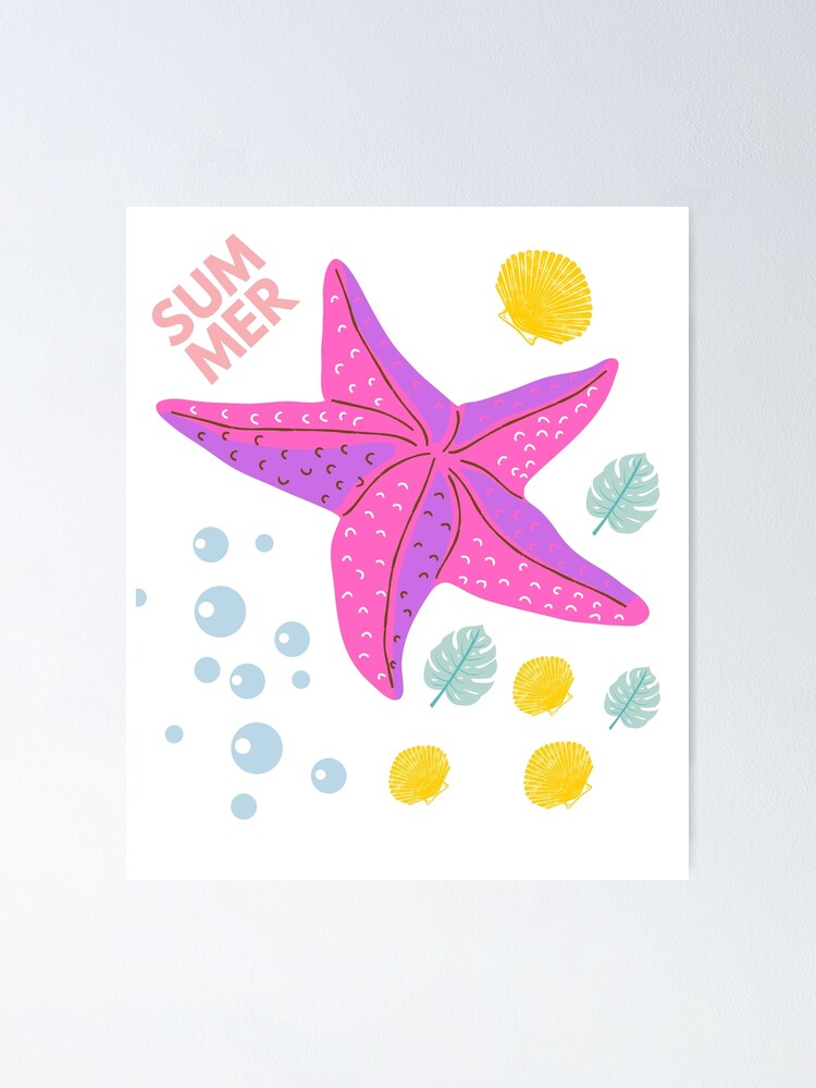 "Cute Star Summer Solstice " Poster for Sale by Shosho9 | Redbubble