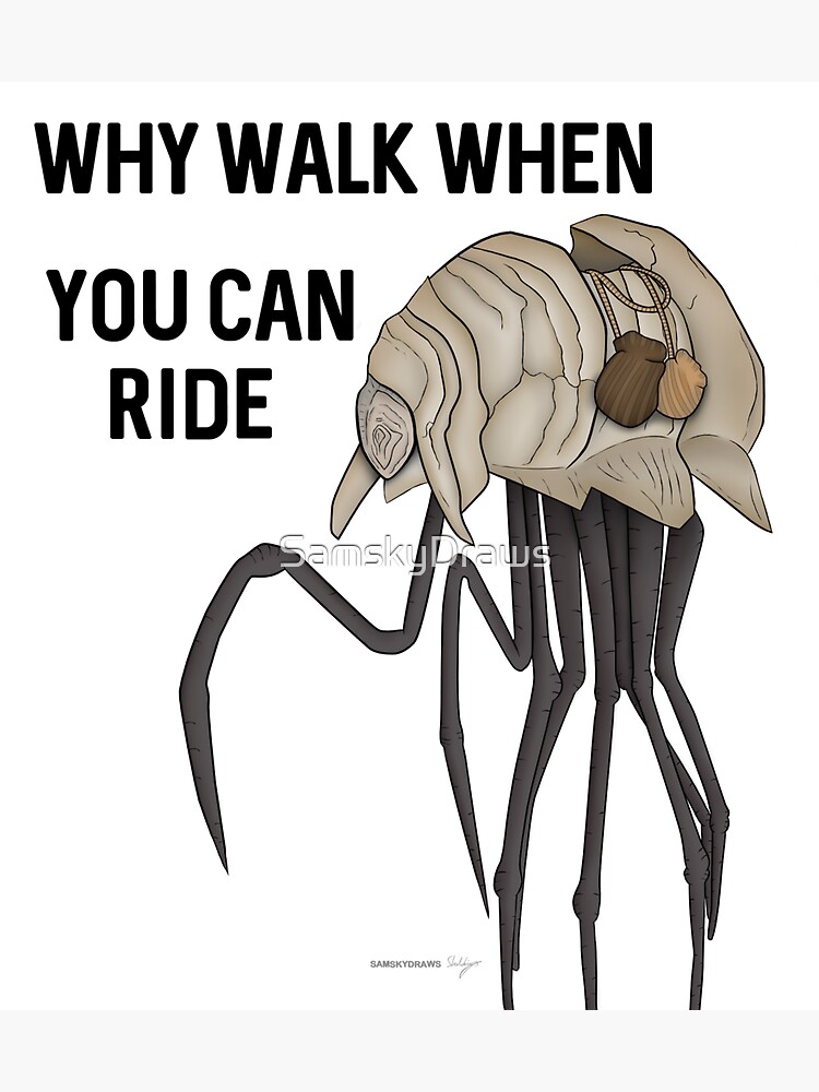 "Why walk when you can ride...Silt Strider" Sticker for Sale by ...