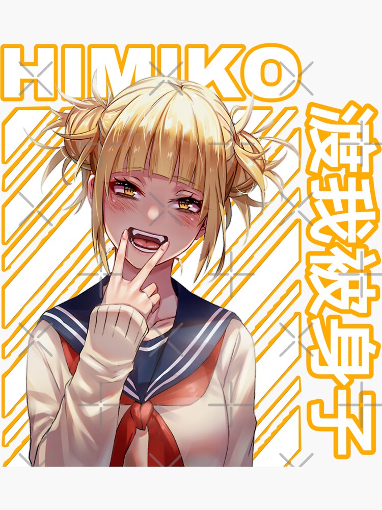 "Himiko Toga " Sticker for Sale by animeart34 | Redbubble