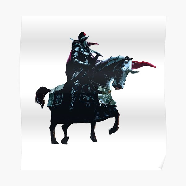 "Medieval Chevalier" Poster for Sale by ErianAndre | Redbubble