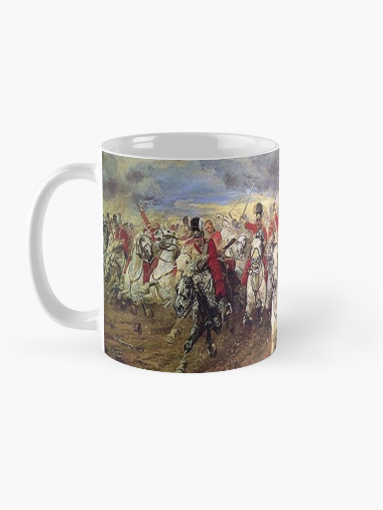 "Battle of Waterloo - Charge of the Dragoons" Coffee Mug for Sale by ...