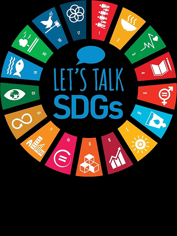 Lienzo «Hablemos de los ODS Objetivos Globales de la ONU Logo Objetivos ...