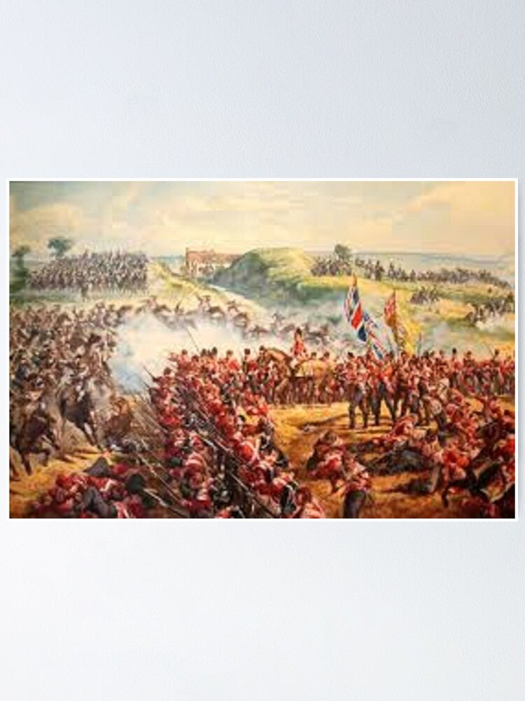 "Battle of Waterloo - Form the Square" Poster for Sale by TheHappyK ...