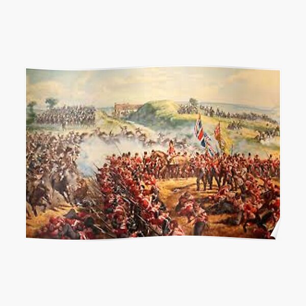 "Battle of Waterloo - Form the Square" Poster for Sale by TheHappyK ...
