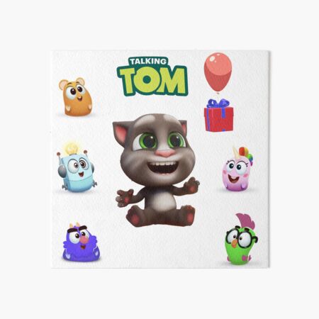 "Cute Talking Tom Baby And Friends " Art Board Print for Sale by Color ...