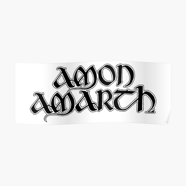 "Amon Amarth logo" Poster for Sale by CliftonSimm121 | Redbubble