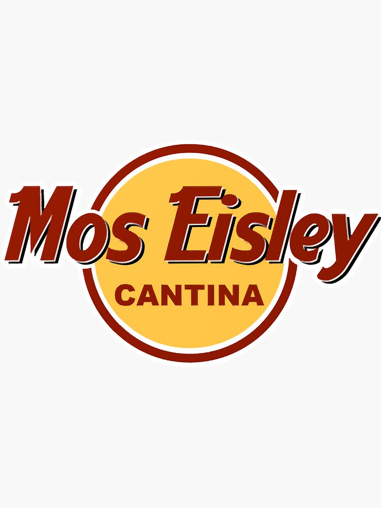 "MOS EISLEY CANTINA space port" Sticker for Sale by FrancineFontes ...