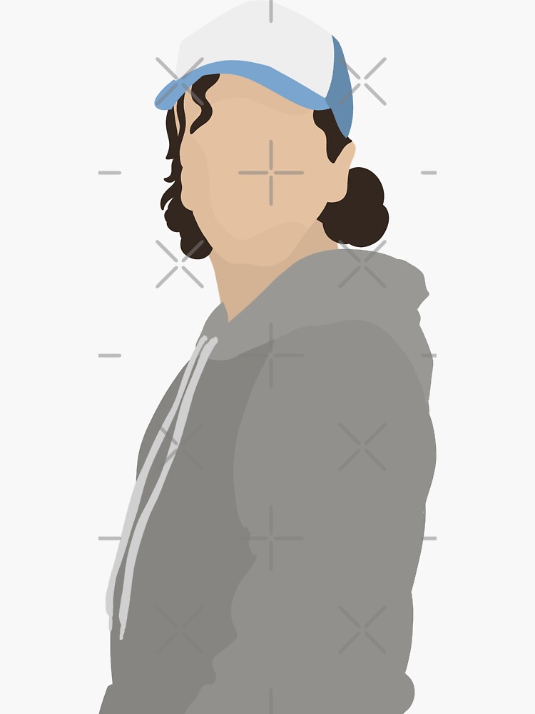 "dustin henderson decal - stranger things" Sticker for Sale by ...