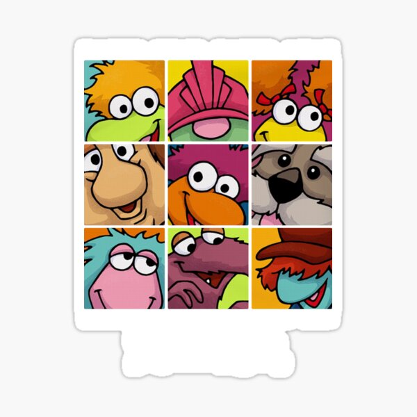 "FRAGGLE ROCK" Sticker for Sale by Margeacocha | Redbubble