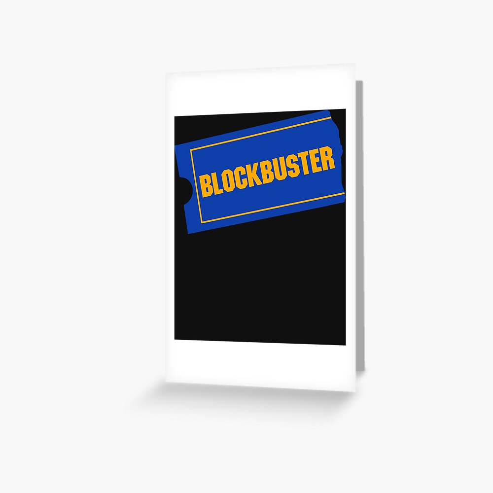"Blockbuster retro logo" Greeting Card for Sale by paulamaru0fo | Redbubble