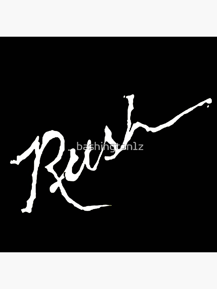 "BEST FONT RUSH LOGO" Poster for Sale by bashington1z | Redbubble