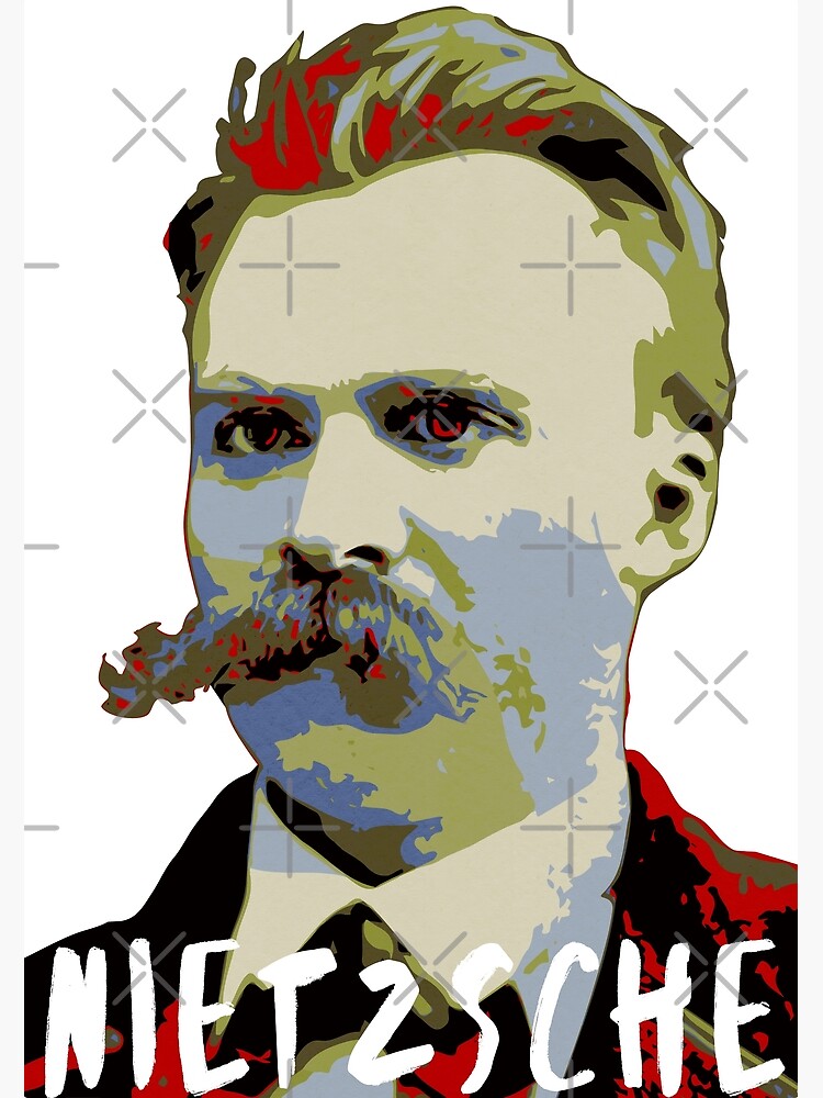 "Nietzsche" Art Print for Sale by SUCHDESIGN | Redbubble