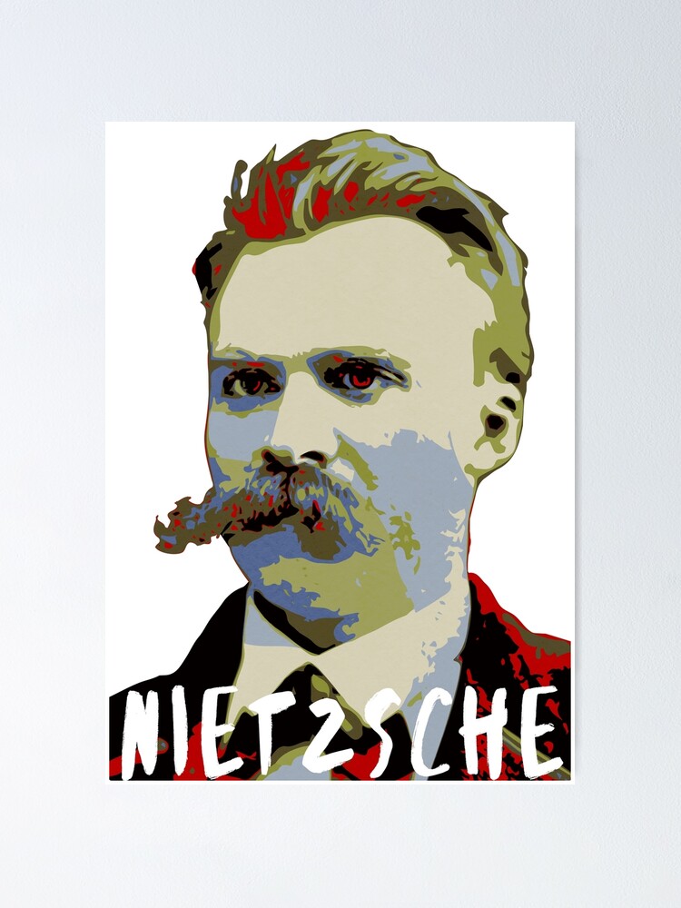 "Nietzsche" Poster by SUCHDESIGN | Redbubble
