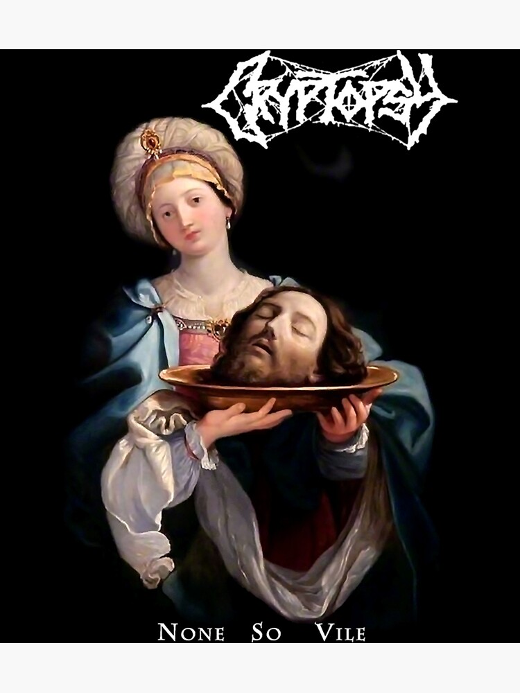 "Cryptopsy None So Vile Classic Old School Death Metal T-Shirt ...