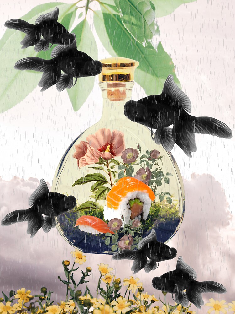 "Fish Funeral" Sticker for Sale by nightfauna | Redbubble