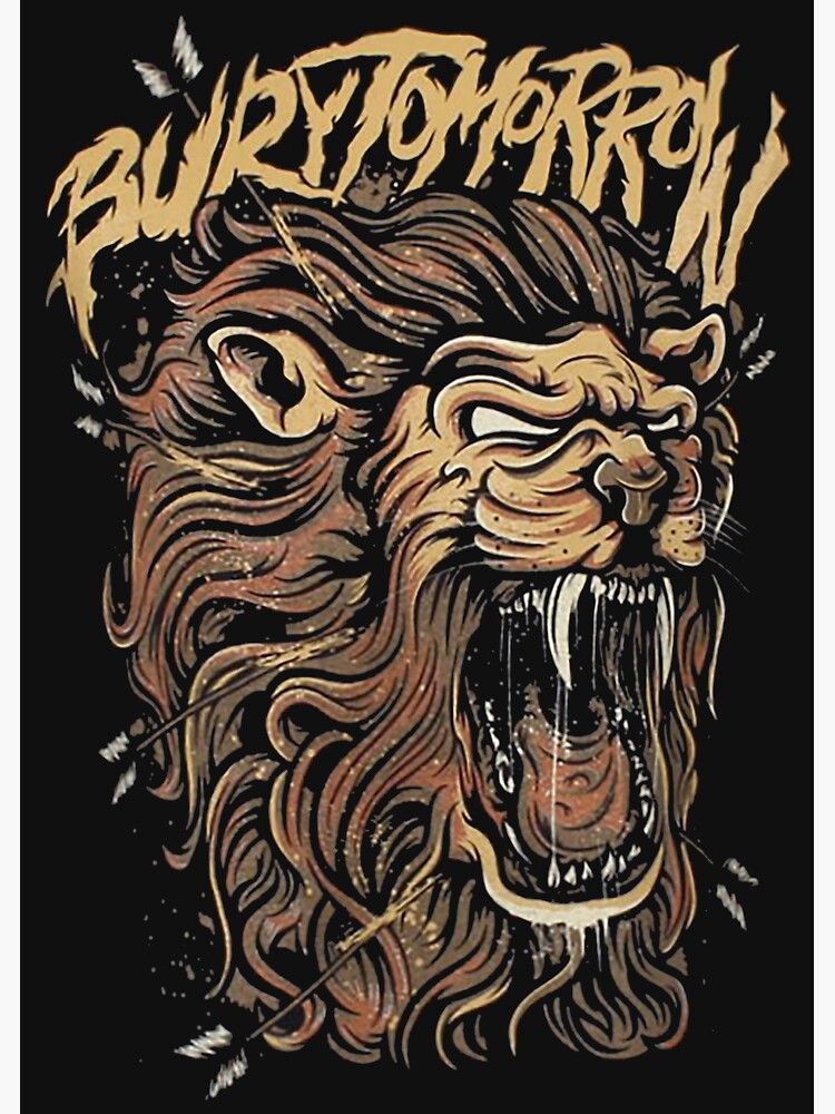 "Bury tomorrow" Sticker for Sale by kedwickel3 | Redbubble