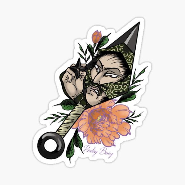 "Kunai ninja " Sticker by Baby-boey | Redbubble
