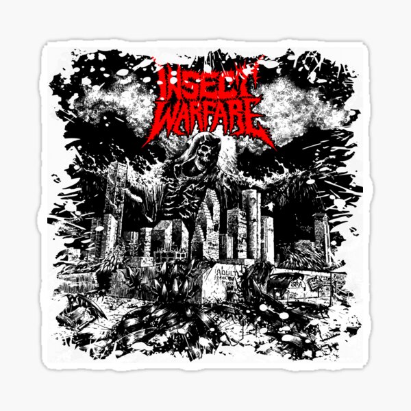 "Insect Warfare Album Cover" Sticker for Sale by SihnoXOnhis | Redbubble