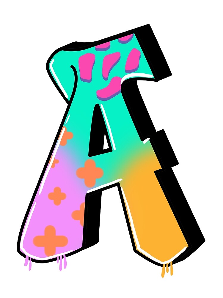 "Graffiti Letters A" Poster for Sale by WellingtonAdams | Redbubble