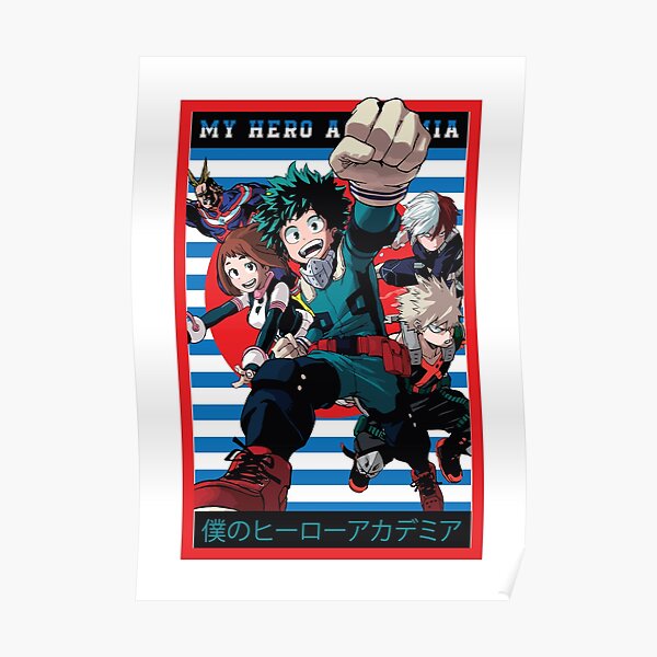 "MHA Class 1A" Poster for Sale by Karr83 | Redbubble