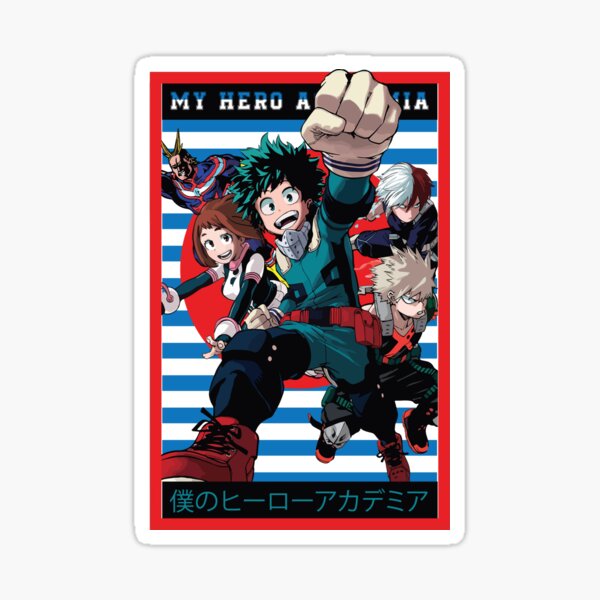 "MHA Class 1A" Sticker for Sale by Karr83 | Redbubble