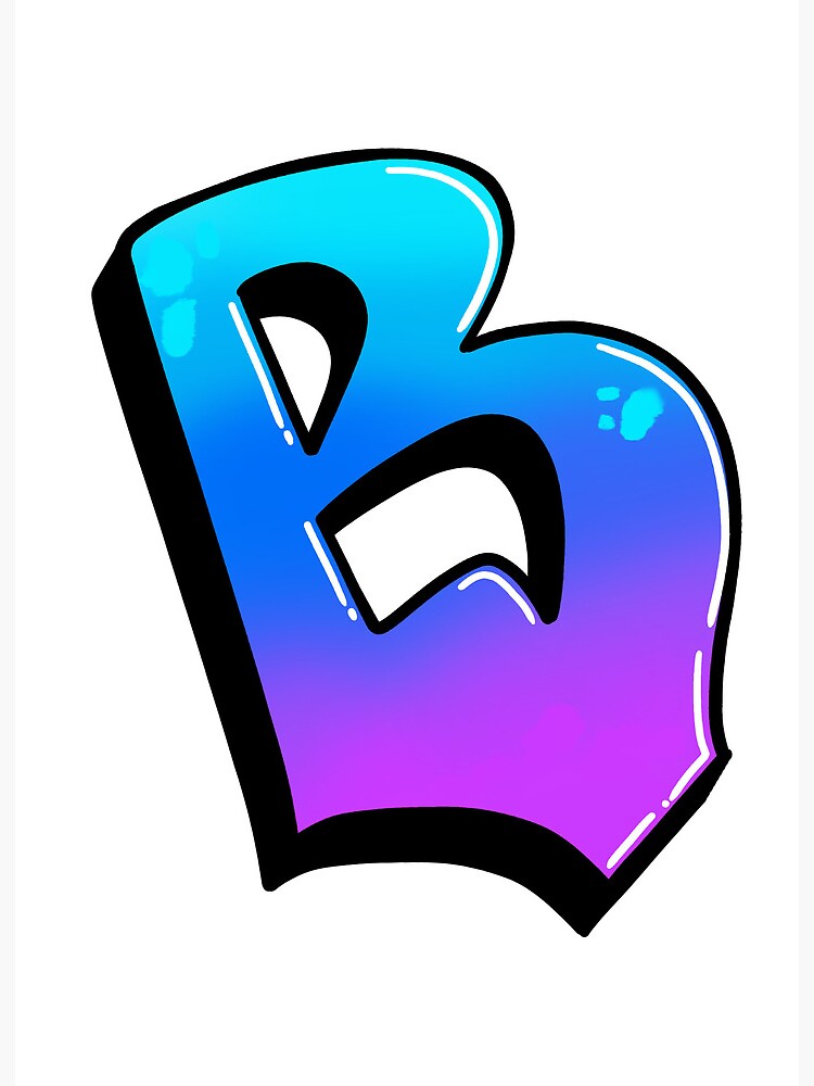 "Graffiti Letters B" Art Board Print for Sale by WellingtonAdams ...