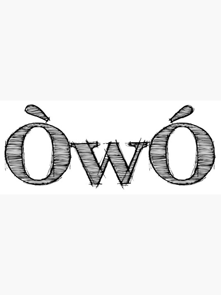 "Angry Owo" Poster for Sale by ModiBohnam | Redbubble