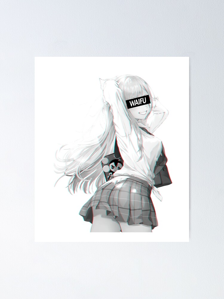 Marin Kitagawa Waifu Material Poster For Sale By Donnellyanita Redbubble