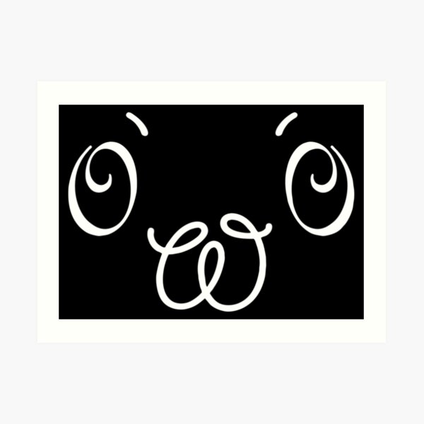 "Angry Owo Emoji" Art Print for Sale by ModiBohnam | Redbubble
