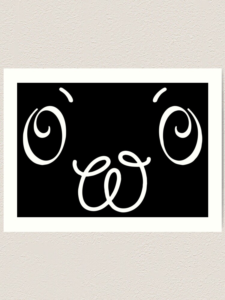 "Angry Owo Emoji" Art Print for Sale by ModiBohnam | Redbubble