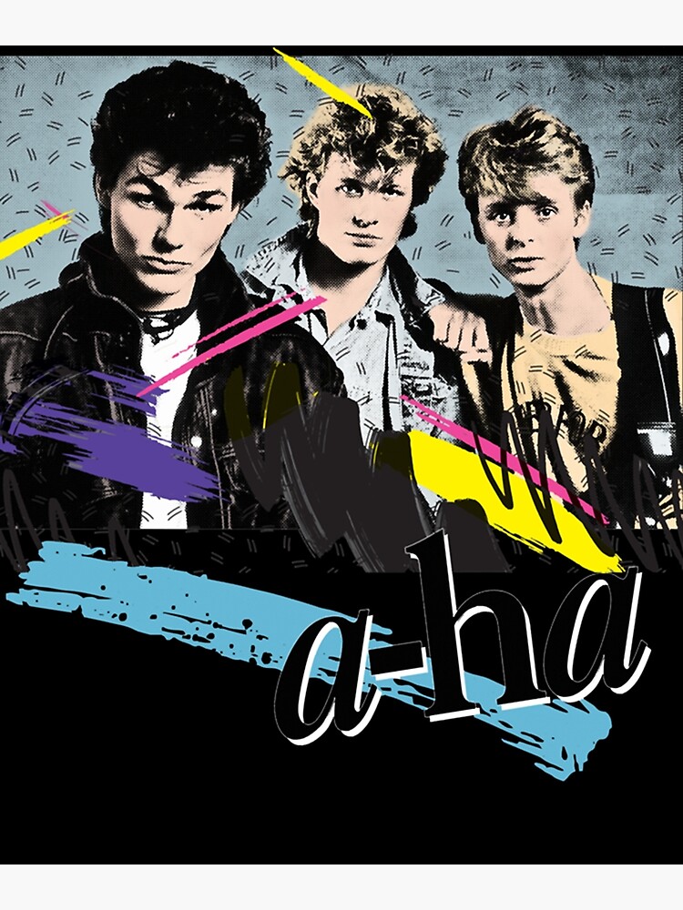 "Original Vintage Styled 80s A-Ha Design" Art Print for Sale by ...