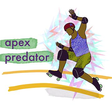 "Apex Predator, Jammer Roller Derby" Sticker for Sale by Sharpmichelle ...