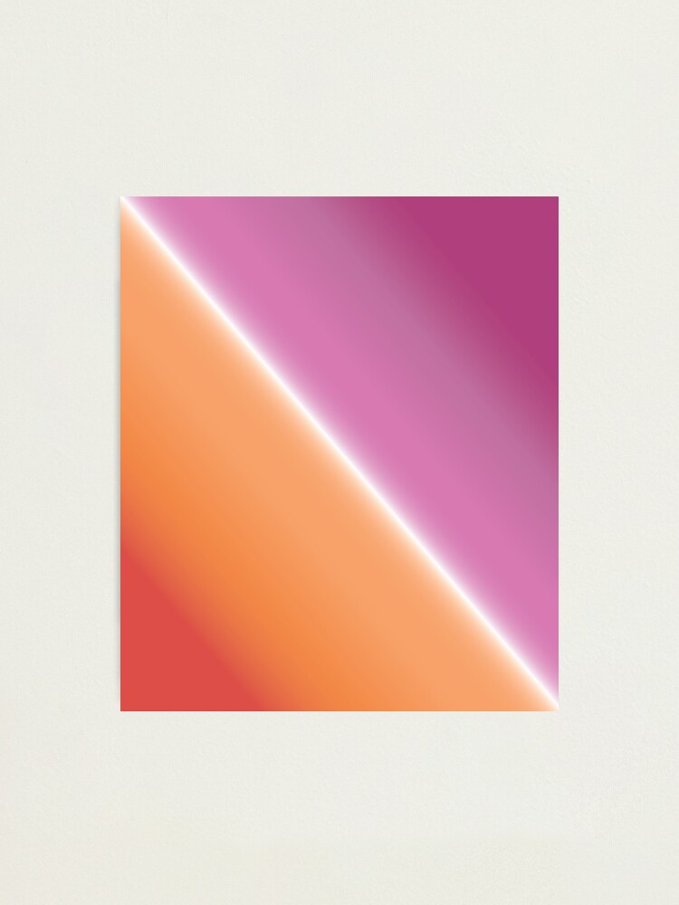 "Lesbian Woman Pride - Subtle Pride Flag" Photographic Print for Sale ...