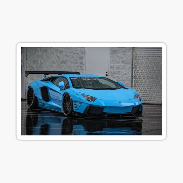 "new blue car" Sticker for Sale by RoxanaHodge | Redbubble